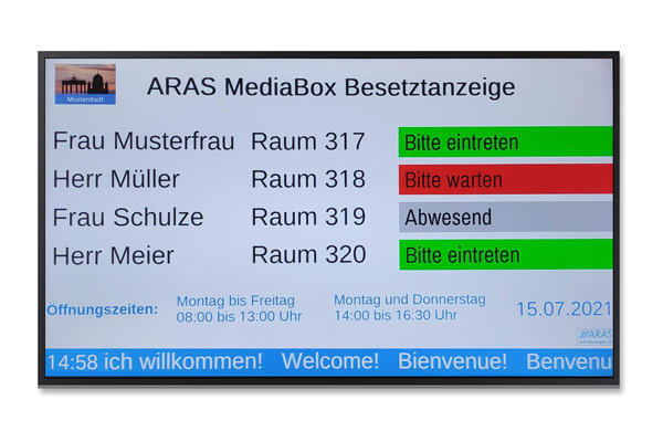 ARAS Aufrufanlagen - Aufrufsysteme - Aufrufanlagen & Aufrufsysteme